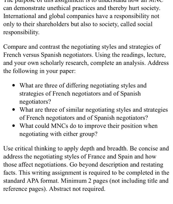 Solved can demonstrate unethical practices and thereby hurt | Chegg.com