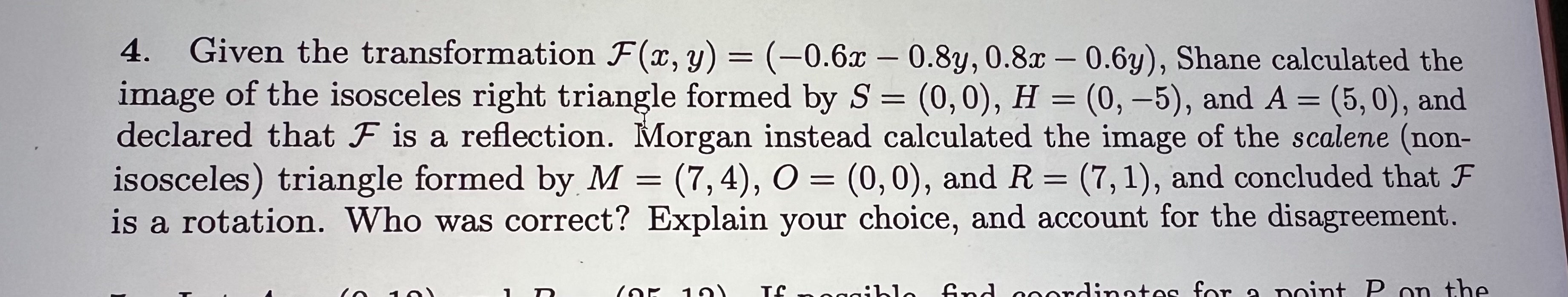 Solved Given the transformation | Chegg.com