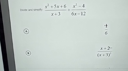 Solved Divide and simplify: | Chegg.com