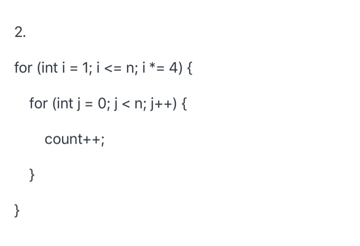 Solved Provide the tight bound Big O runtime for the | Chegg.com