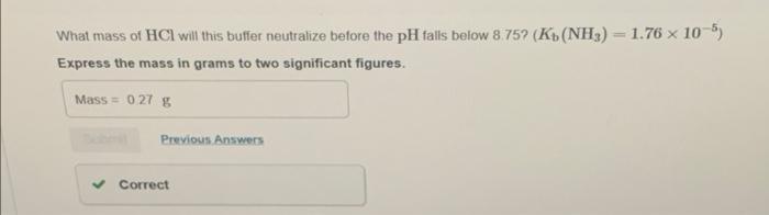 Solved A 150.0 mL buffer solution is 0.105 mol L−1 in NH3 | Chegg.com