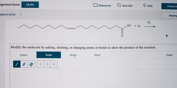 Solved modify the molecule by adding deleting or changing | Chegg.com