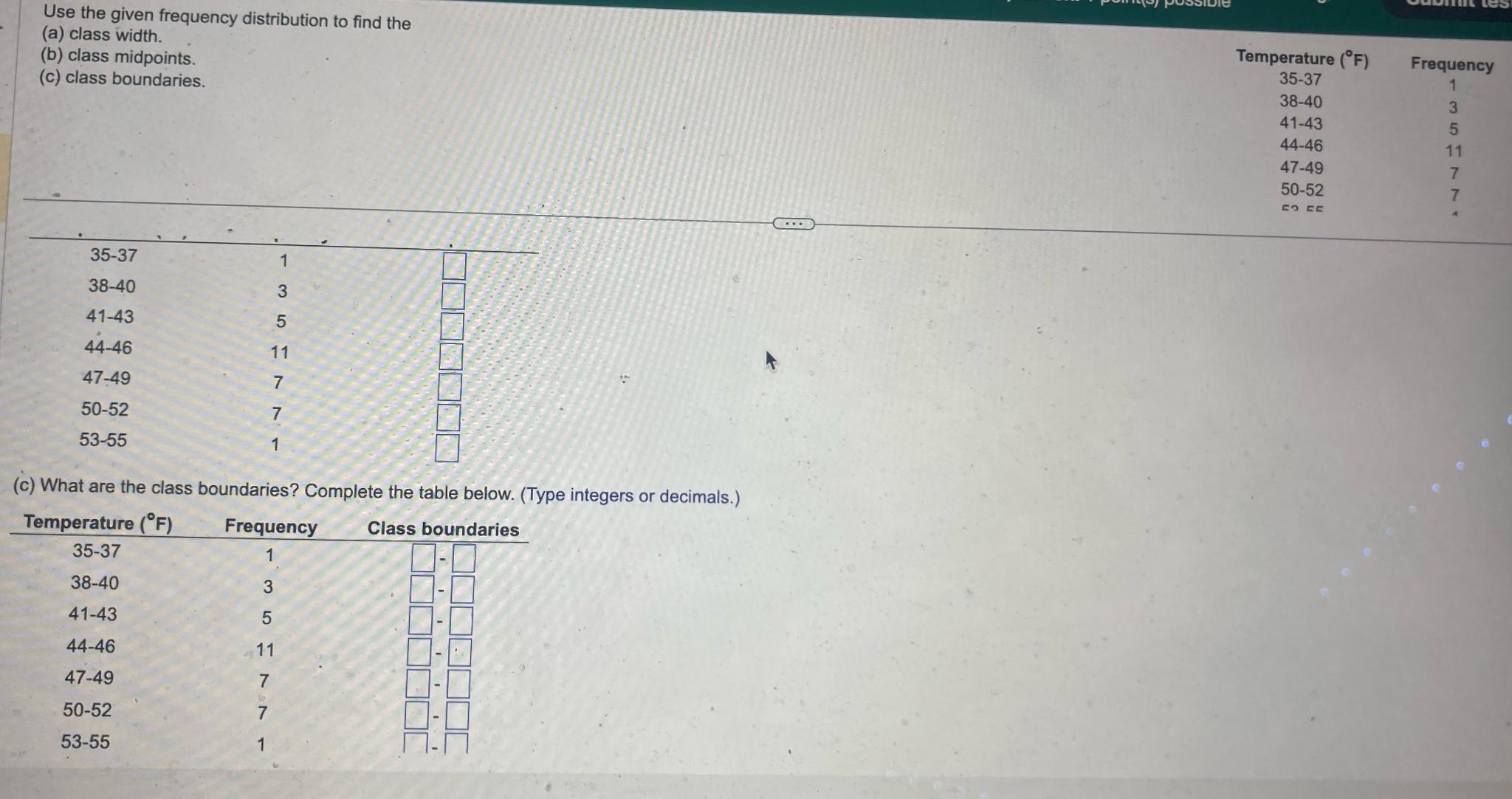 Solved Use the given frequency distribution to find the(a) | Chegg.com