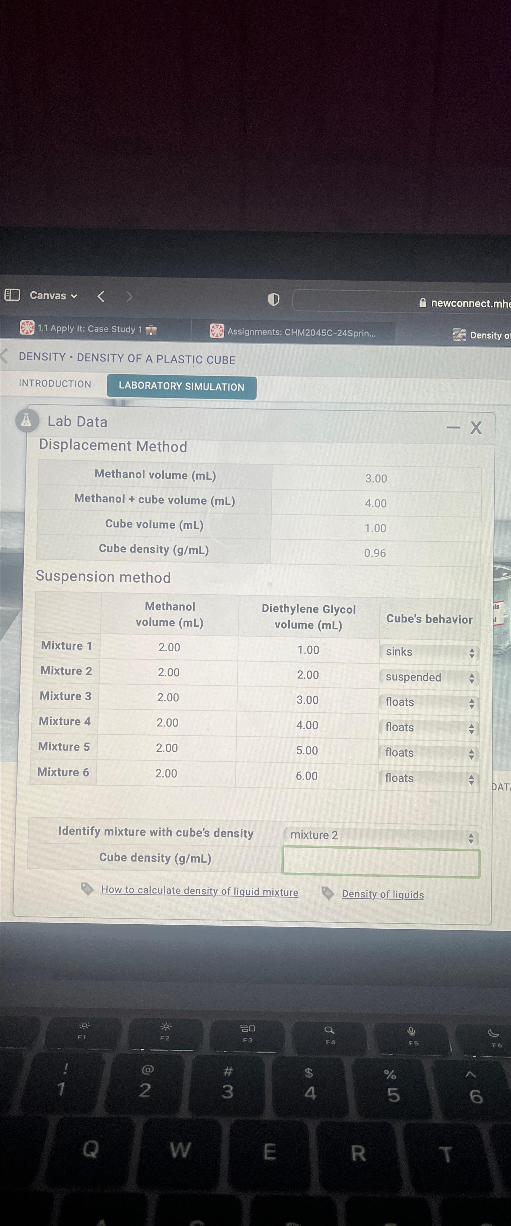 Solved DENSITY * ﻿DENSITY OF A PLASTIC | Chegg.com
