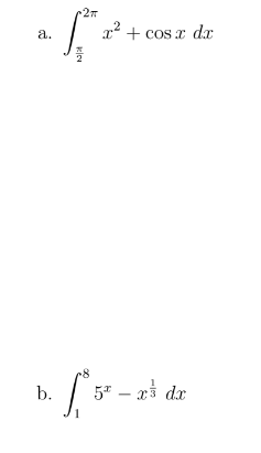 Solved Using the fundamental theorem of calculus, compute | Chegg.com