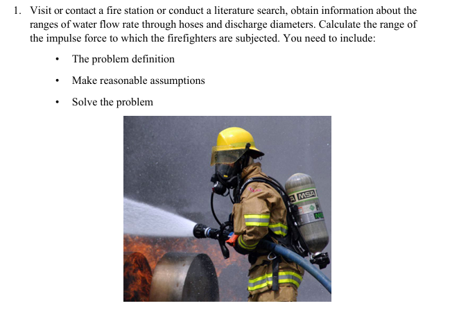 Solved 1. ﻿Visit or contact a fire station or conduct a | Chegg.com