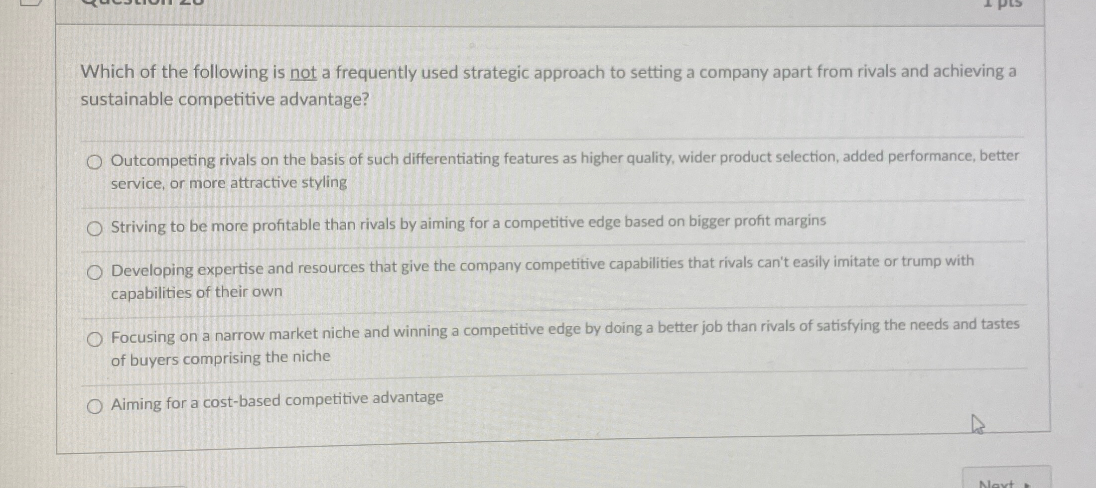 Solved Which of the following is not a frequently used | Chegg.com