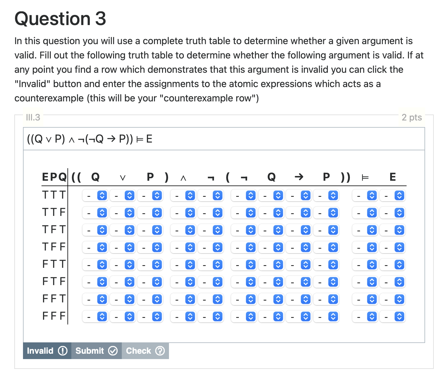 Solved Question 3In this question you will use a complete | Chegg.com