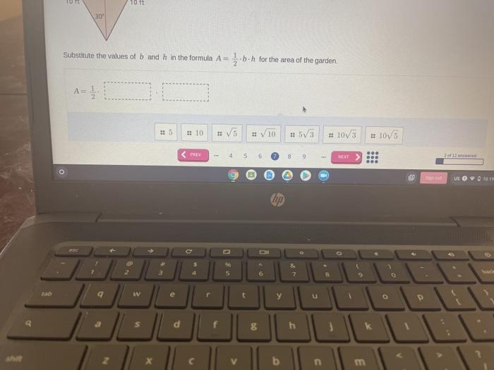 Solved You are planting a garden in the shape of an | Chegg.com