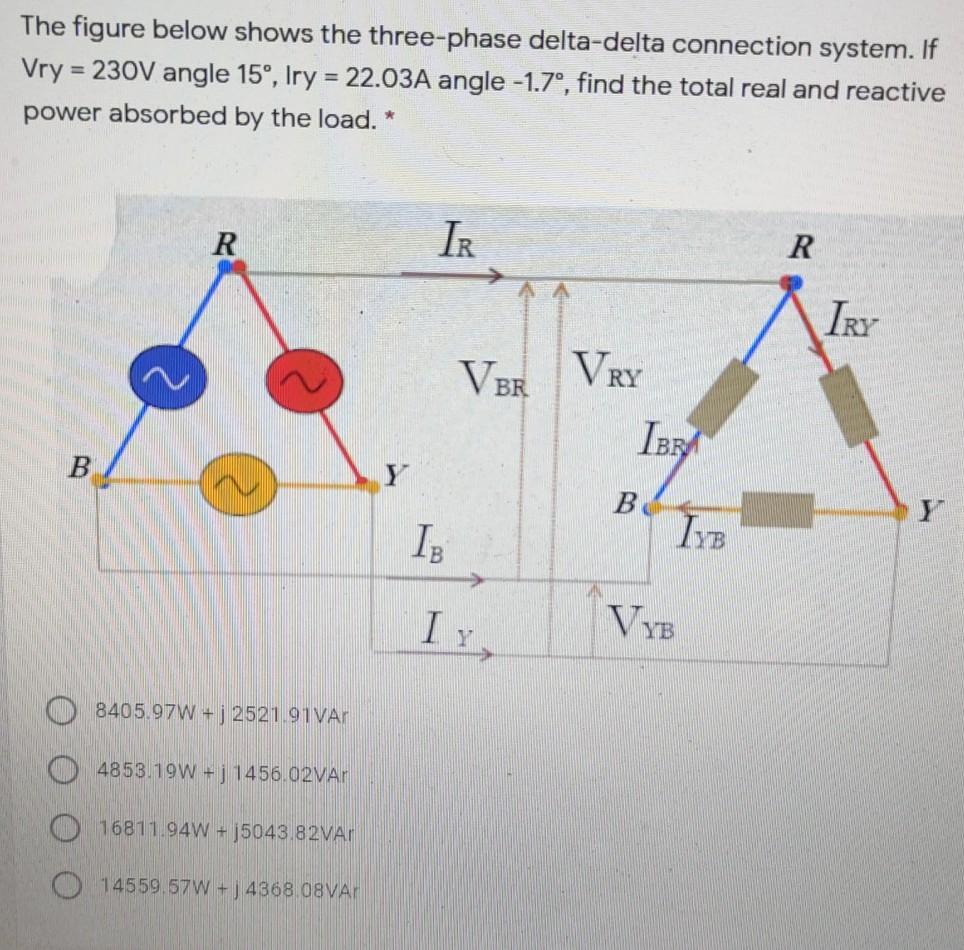 Solved The phase voltage at the Y-connected load is 240V. | Chegg.com
