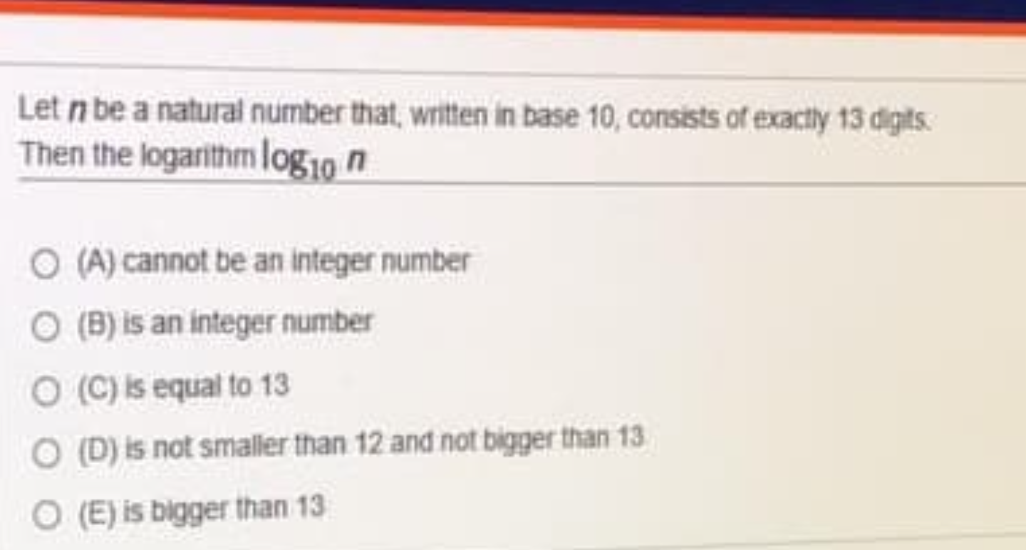 Solved Let n ﻿be a natural number that, written in base 10 , | Chegg.com