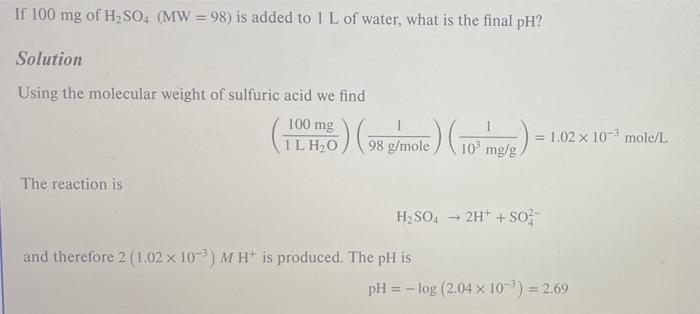 What amount of NaOH (a strong base), in mg. would be | Chegg.com