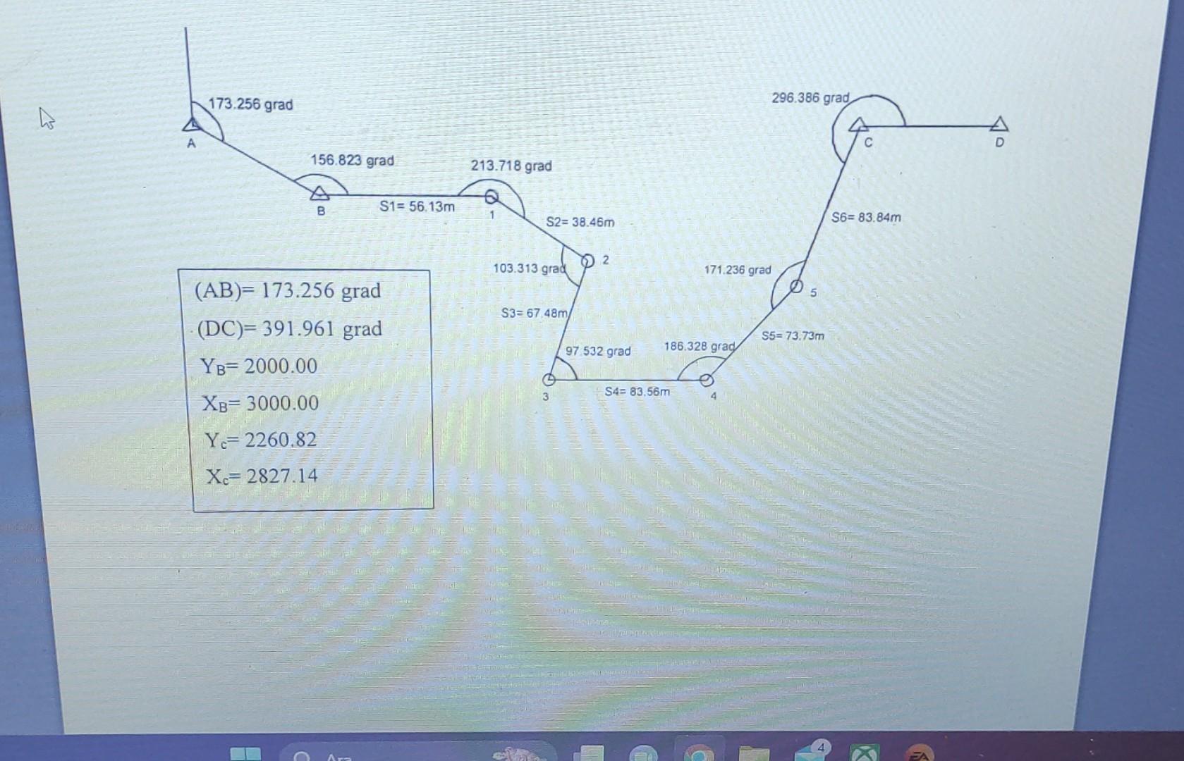 Solved Calculate the coordinates of the connected polygon | Chegg.com