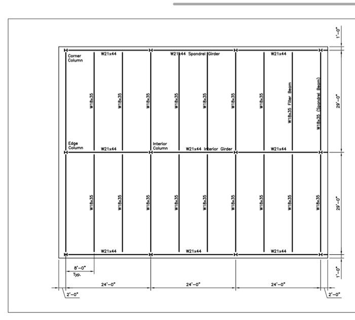 Solved 3. The framing plan for a mezzanine is attached. The | Chegg.com