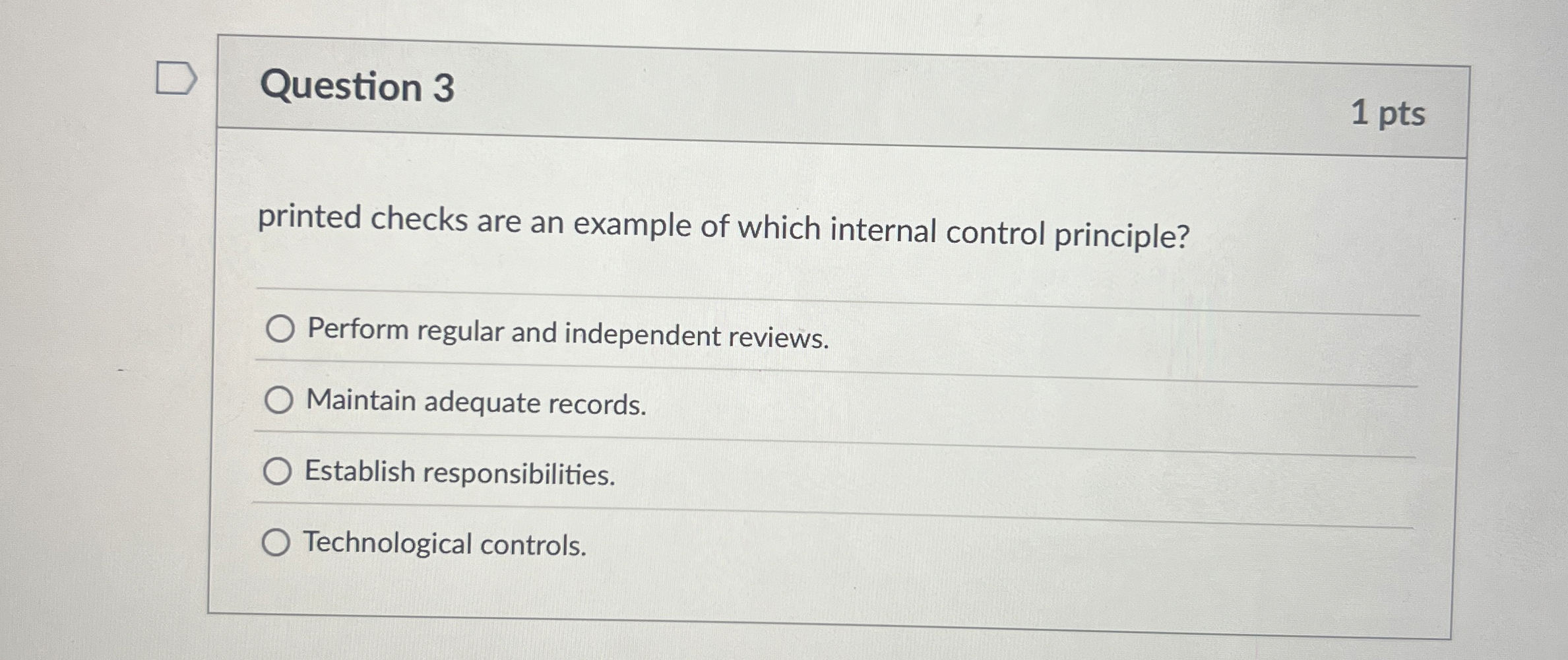 Solved Question 3printed checks are an example of which | Chegg.com