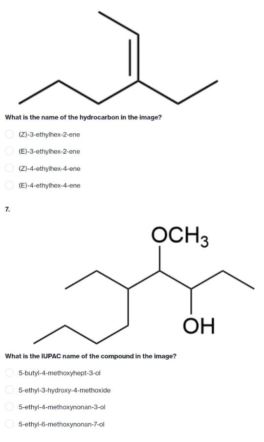 Solved What is the name of the hydrocarbon in the image? | Chegg.com
