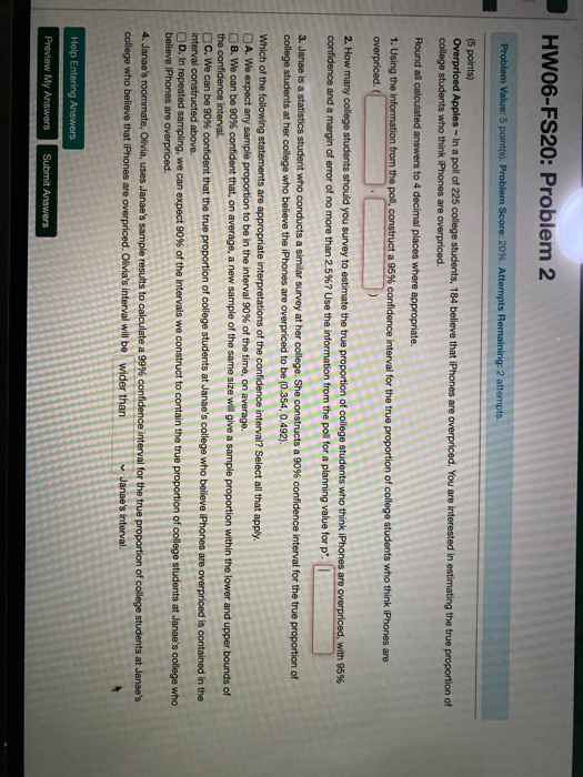 Solved Hw06 Fs20 Problem 2 Problem Value 5 Points 