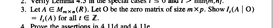 Solved Let A in Mnxn(R). Let O be the zero matrix of the | Chegg.com