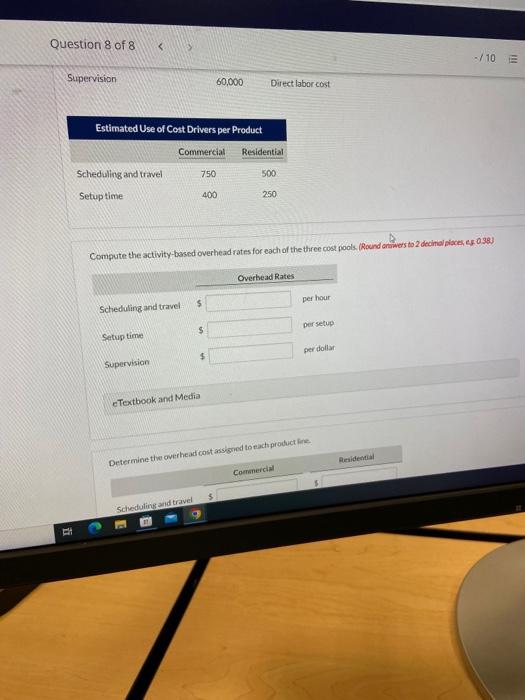 Solved Supervision 60,000 Direct laborcost Compute the | Chegg.com