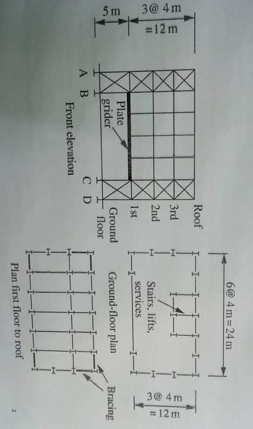 Solved The framing plans for a four-storey building are | Chegg.com