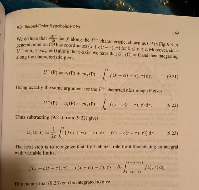 Solved through P intersect the characteris through 9.12 * | Chegg.com