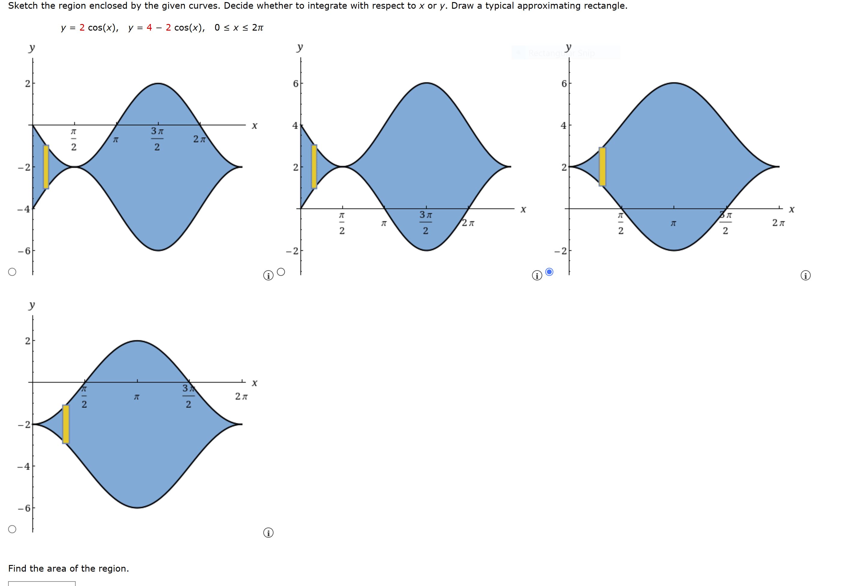 Solved Sketch the region enclosed by ﻿the given curves. | Chegg.com