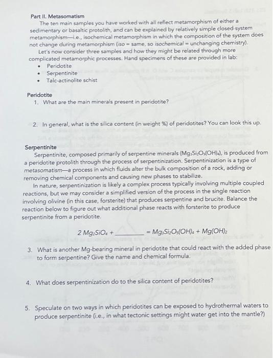 Solved Part 1. Synthesis exercises: Compare the ten main | Chegg.com