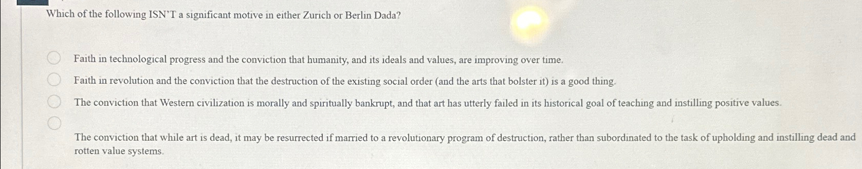 Solved Which of the following ISN'T a significant motive in | Chegg.com