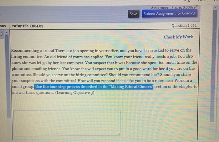 Solved Assignment Score: 0.00% Submit Assignment for Grading | Chegg.com