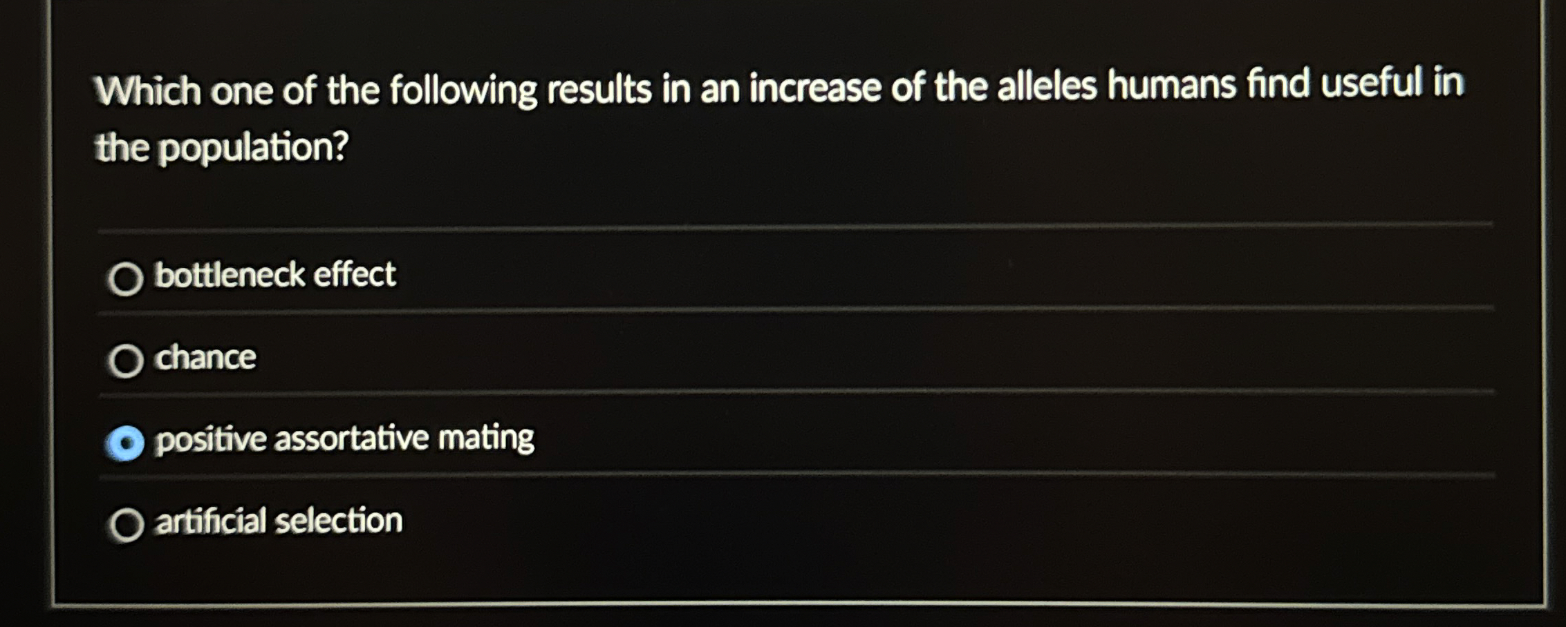 Solved Which one of the following results in an increase of | Chegg.com