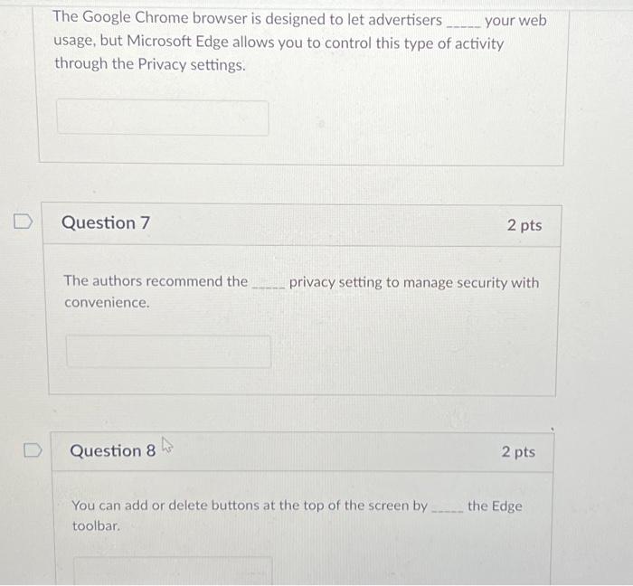 Solved The Google Chrome browser is designed to let | Chegg.com