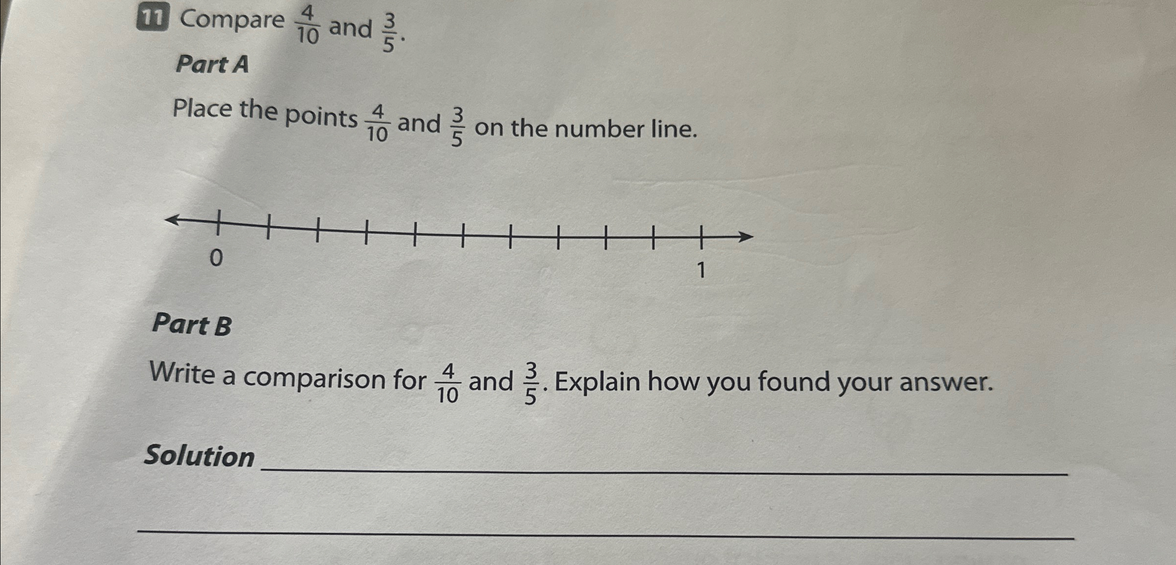 Solved 11 ﻿Compare 410 ﻿and 35.Part APlace the points 410 | Chegg.com