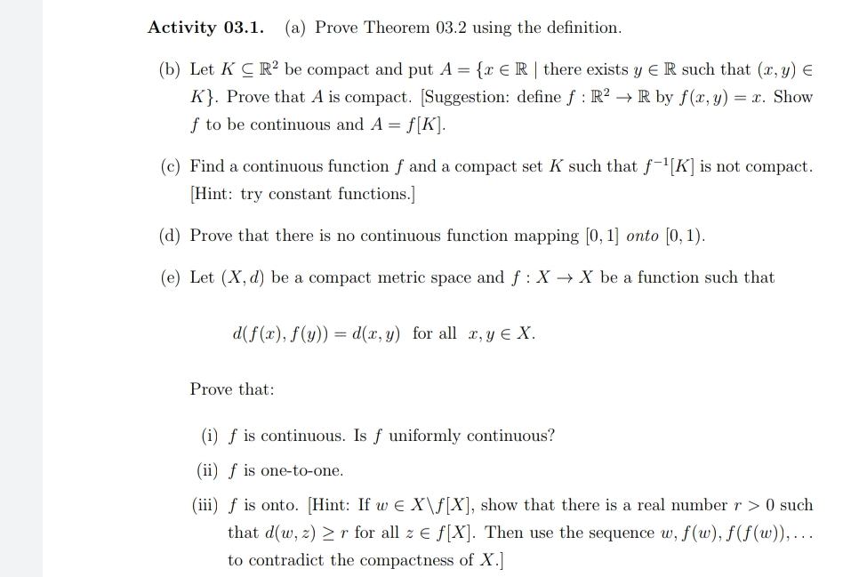 Solved Activity 03.1.(a) ﻿Prove Theorem 03.2 ﻿using the | Chegg.com