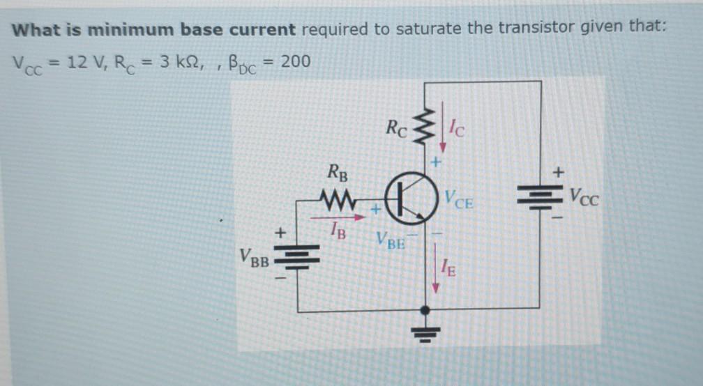 Solved In FETs: The value of the current IDss is Select one: | Chegg.com