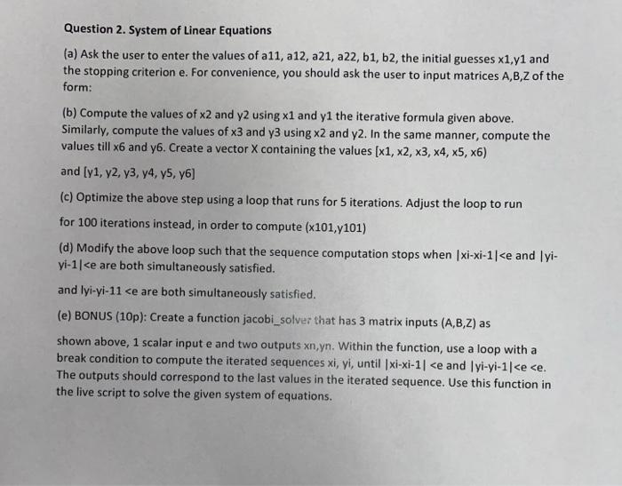 Solved Use matlab | Chegg.com
