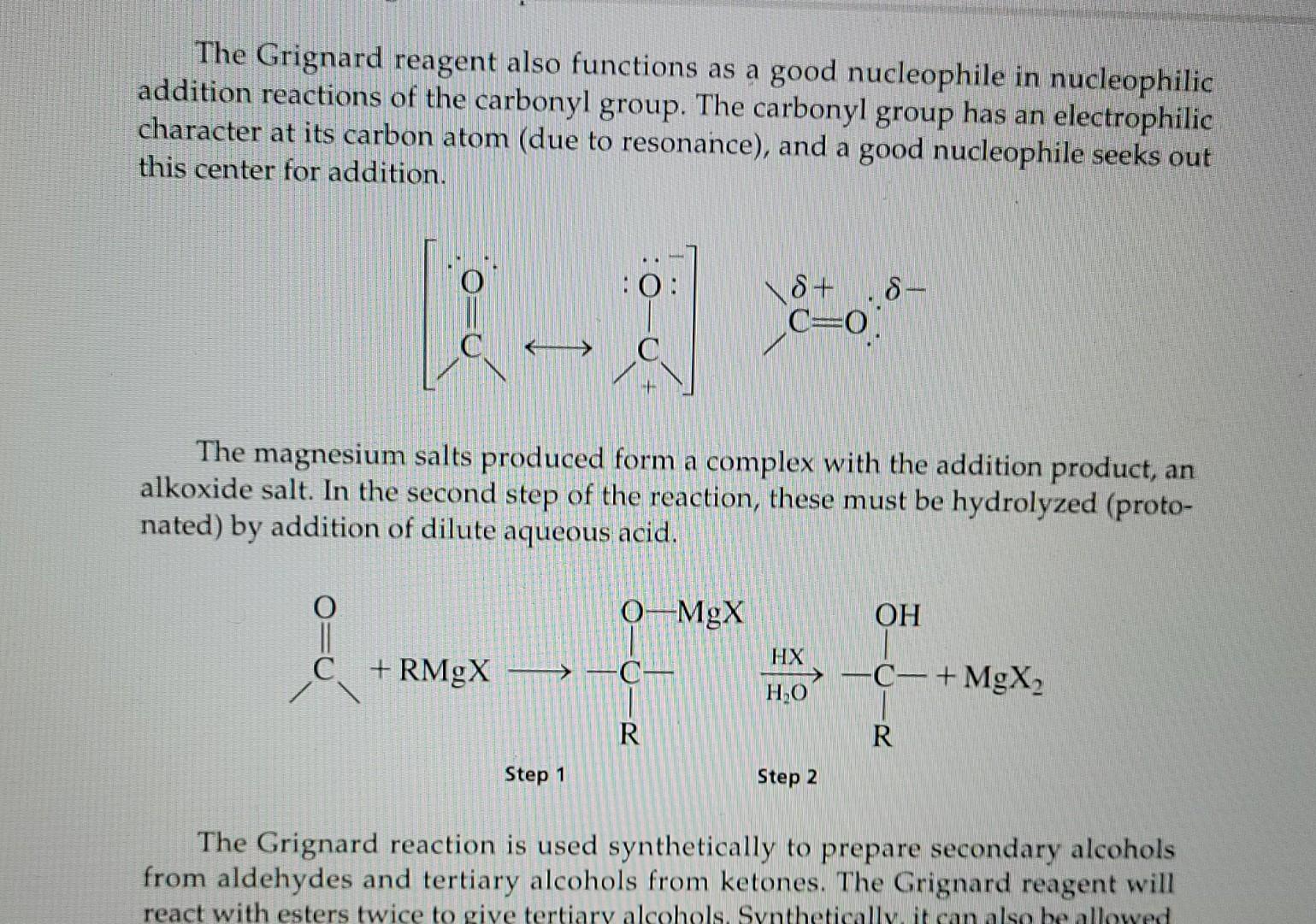 Solved MgBr Br + + MgBr2 The alkyl portion of the Grignard | Chegg.com