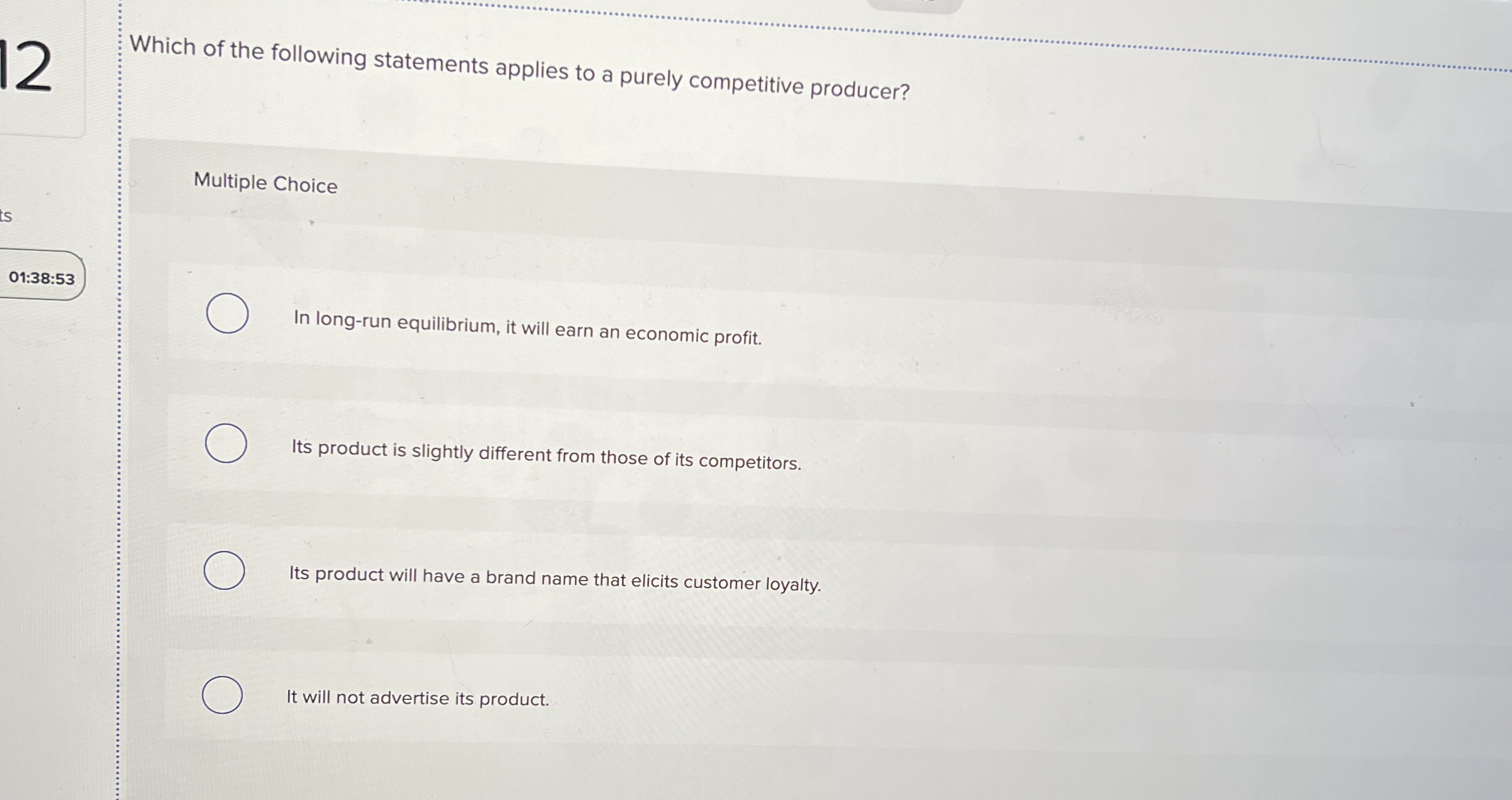 Solved Which of the following statements applies to a purely | Chegg.com