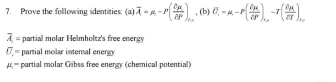 Solved Prove the following identities: | Chegg.com