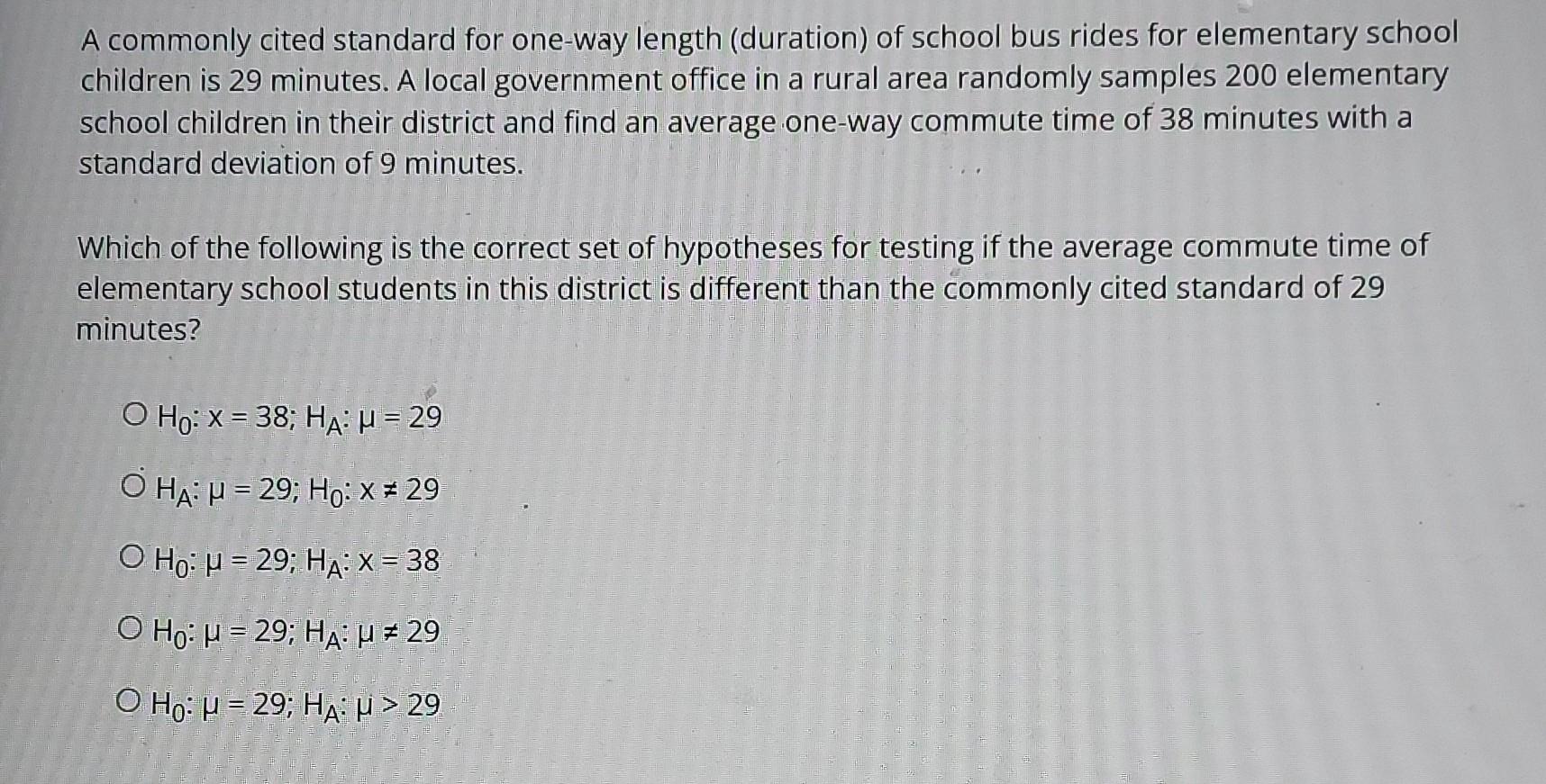 Solved A commonly cited standard for one-way length | Chegg.com