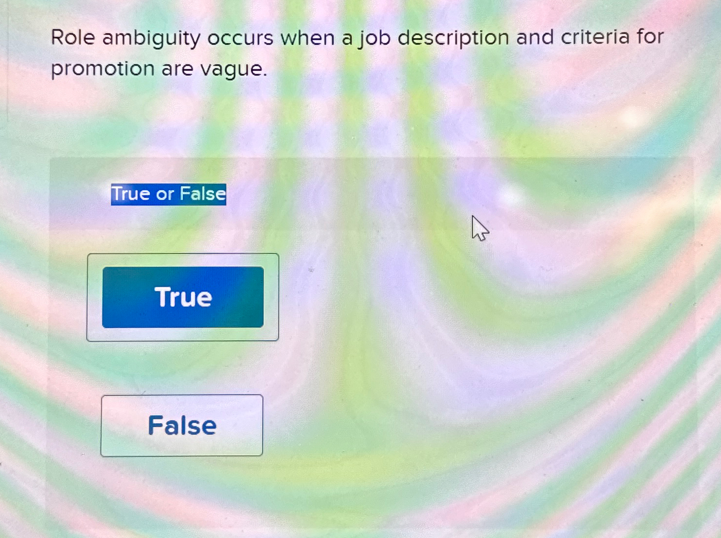 Solved Role ambiguity occurs when a job description and | Chegg.com