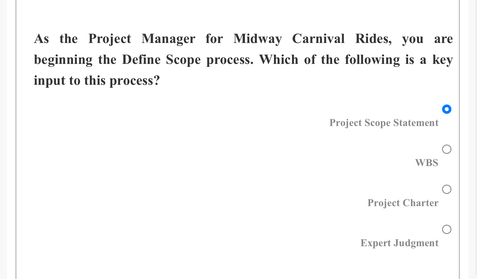 Solved As the Project Manager for Midway Carnival Rides, you | Chegg.com