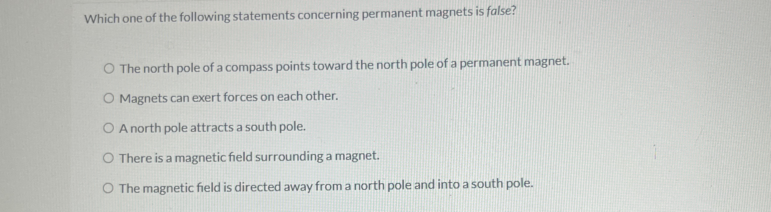 Solved Which one of the following statements concerning | Chegg.com