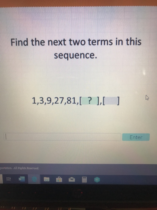 Solved Find the next two terms in this sequence. | Chegg.com