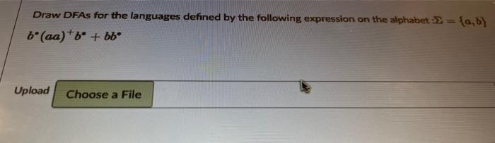 Solved Draw DFAs for the languages defined by the following | Chegg.com