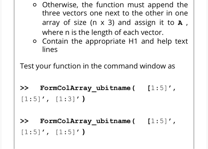 Solved Create A New Function File And Write A Function A 2739