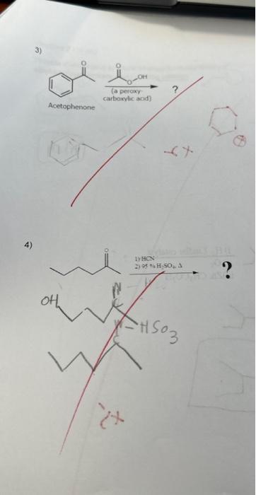 Solved 3) Acetophenone | Chegg.com