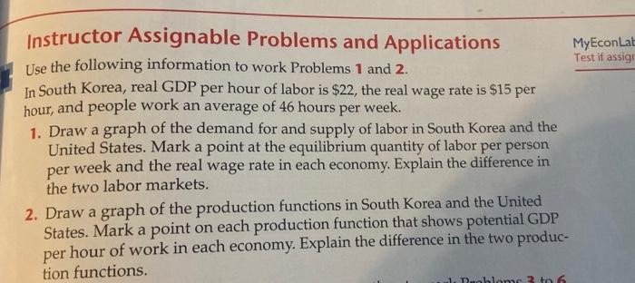 Solved Instructor Assignable Problems and Applications Use | Chegg.com