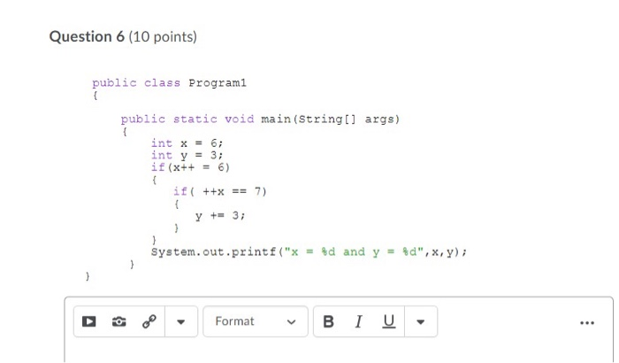 Solved Question 6 10 Points Public Class Programi Public 