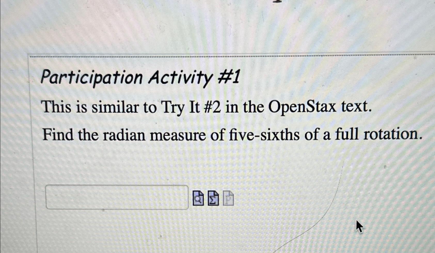 Solved Participation Activity #1This is similar to Try It #2 | Chegg.com