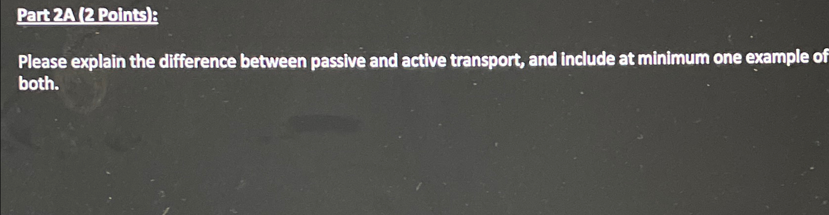 Solved Part Points):Please explain the difference between | Chegg.com
